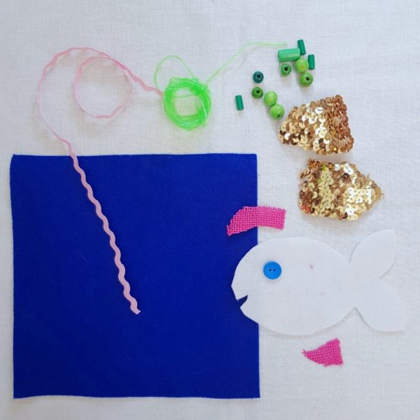 DIY Busy Book For Babies: Textured Fish